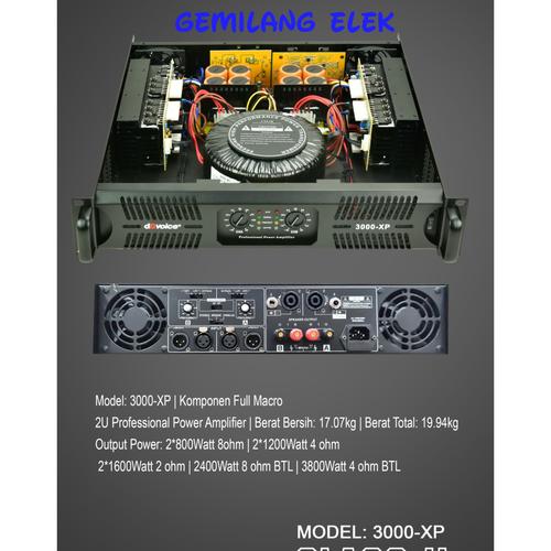Jual Power dBVoice 3000 XP Class H Original - Jakarta Barat - Gemilang ...
