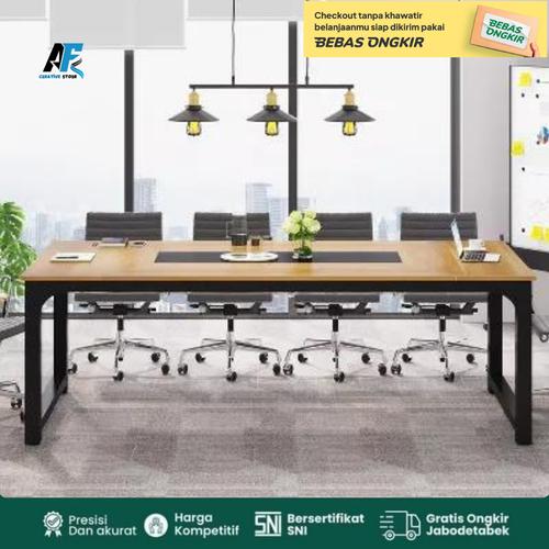 Jual Meja Kantor Persegi Panjang - Meja Rapat Kerja Modern Size 240 x ...