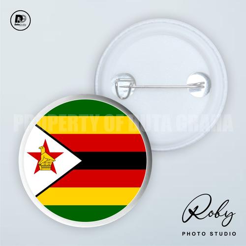 Jual [PIN PRESS] BENDERA NEGARA ZIMBABWE Pin Bros Aksesoris Souvenir ...