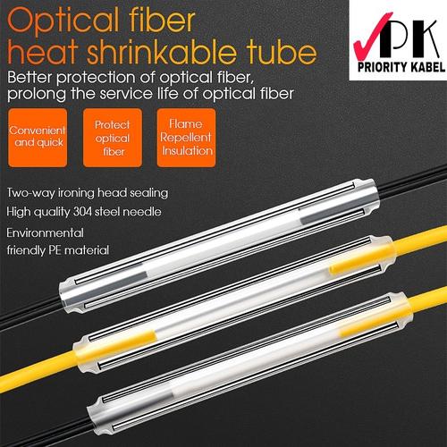 Jual 1 Pack 50/100 pcs Protection Sleeve Besar 2 Kawat Dropcore Fiber ...