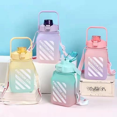 Jual Botol Minum Petak Botol Minum Plastik Botol Minum Aesthetic 1300 ...