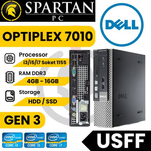 Jual Dell Optiplex 3010 / 7010 Desktop i3/i5/i7 Socket 1155 PC Build Up - Kosongan, 4GB - SSD ...