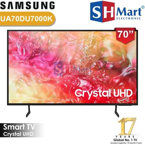 Jual Smart Tv Samsung 70 Inch 70DU7000 Crystal 4K UHD UA70DU7000K New ...