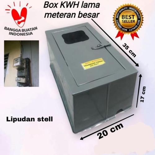 Jual Baru Box Meteran Listrik KWH Model Lama Ukuran Besar./Tutup ...