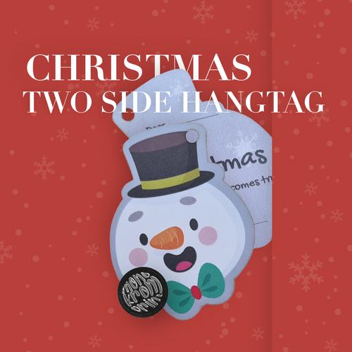 Jual Hang Tag Christmas / Hangtag Natal Tanpa Foil ( 2 sisi ) - Tebal ...