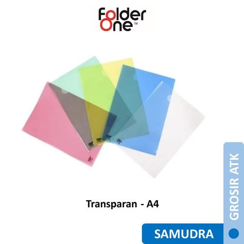 Jual Folderone Map Plastik Bening A4 / Map L A4 - Transparan - Kab ...