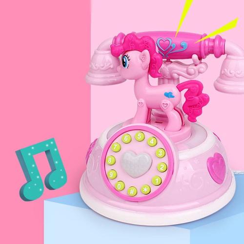 Jual mainan telefon kuda pony mainan edukasi anak musik telepon ...