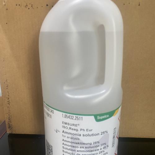 Jual Ammonia solution 25%, Merck, 1.05432.2511, kemasan 2,5 liter ...