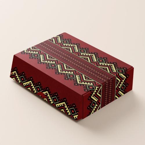 Jual Dus Kotak Nasi Box 20x20x7 cm Motif Batik Merah Dus Nasi Hajatan ...