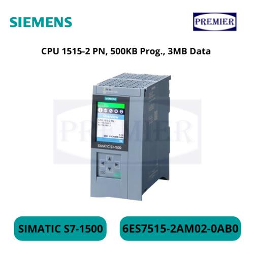 Jual S7-1500 CPU;6ES7515-2AM02-0AB0;CPU 1515-2 PN, 500KB Prog., 3MB ...