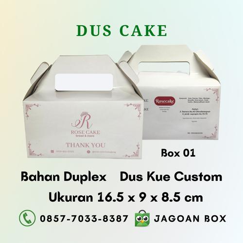 Jual Dus Kue / Dus Cake / Gable Box / Kotak Kue / Box Kue / Box Cake ...
