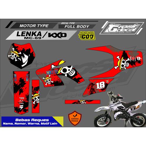 Jual Decal Sticker Mini trail PC MOTO 50cc Full body Free Custom - ubh ...