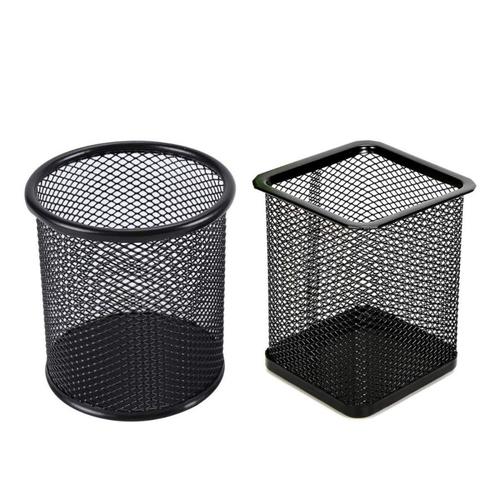 Jual Tempat Pensil Pulpen / Pen Stand / Pen Holder Besi Jaring Bulat ...