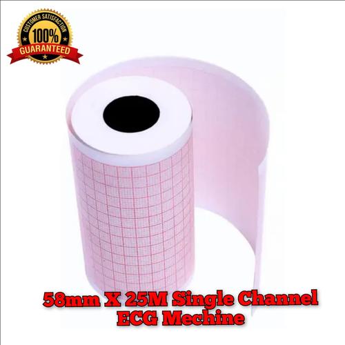 Jual Kertas EKG 58mm x 25M untuk Kebuhan Rumah Sakit dan Klinik Single ...