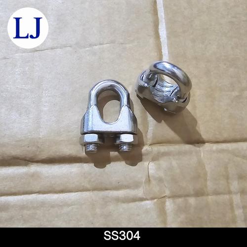 Jual Klem Seling Stainless 8 mm / Kuku Macan stainless 8mm / Wire rope ...