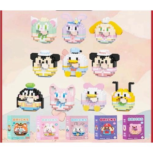 Promo PART 2 : Blok Bricks Brick Donat Balok Susun Mainan Edukasi ...