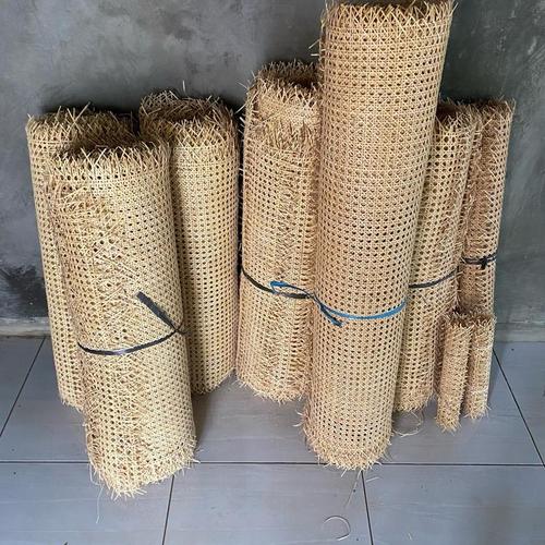 Promo Anyaman Rotan Lembaran / Anyaman Tanjung / Anyaman Motif Bulat ...