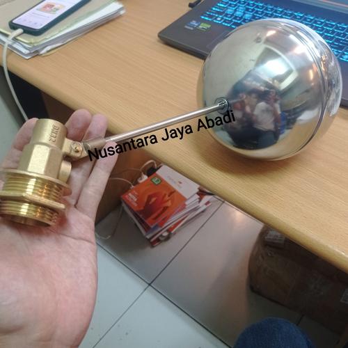 Jual Floating Valve Pelampung Tangki Kuningan 1 1/4 " DN 32 Bola ...