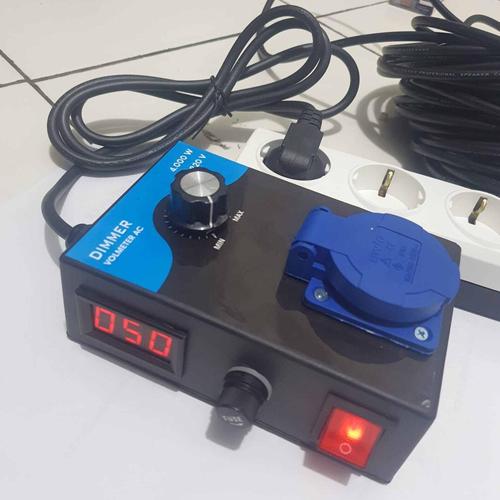 Jual AEBDG DIMMER EWIG AC VOLMETER 4000W - DIMMER PENGATUR KECEPATAN 4000 WATT Lampu Motor ...
