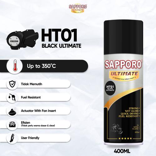 Jual Hi Temp Black Sapporo Ultimate / Cat Tahan Panas / Sapporo ...