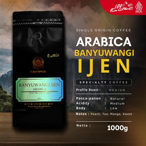 Promo CALOPSIA Kopi Ijen Blue Mountain Arabica Single Origin 1Kg ...