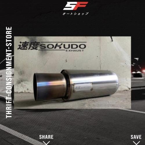 Jual New // Paket Muffler Sokudo Type 3 + Resonator Sokudo + Bolt On 100% Original - Jakarta ...