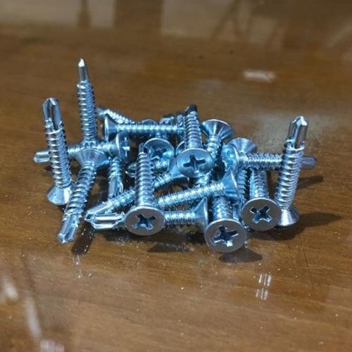 Jual SDS FH 8x38 Skrup Roofing Flat Head Self Drilling Screw Merk STEEL ...