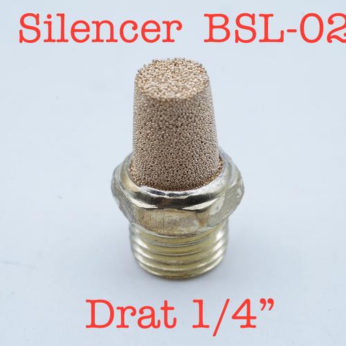 Jual BSL-2 BSL02 Drat 1/4" Silencer Fitting Kerucut Moncong Kuningan ...