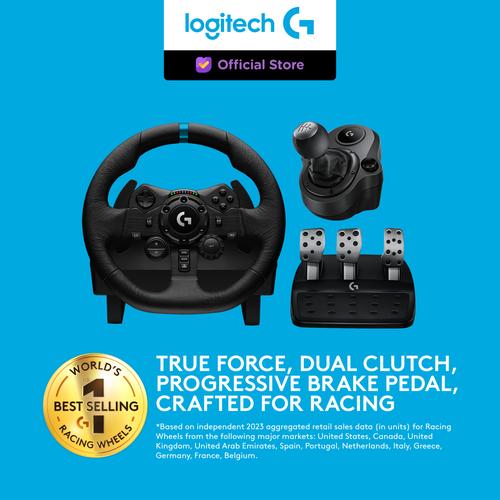 Promo Logitech G923 True Force Wheel + Logitech Driving Shifter ...