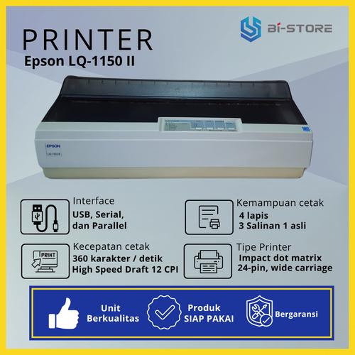 Jual Printer Dot Matrik A3 Epson LQ-1150 II Unit Normal Head Bagus ...