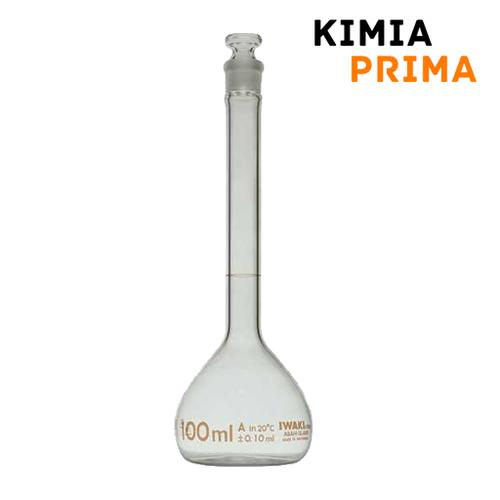 Jual Labu ukur bersertifikat / Volumetric flask certified merk IWAKI ...