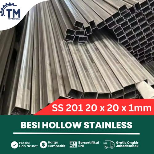 Jual Harga Besi Hollow Stainless steel SS 201 2x2 Cm ( 20 x 20 ) Tebal ...
