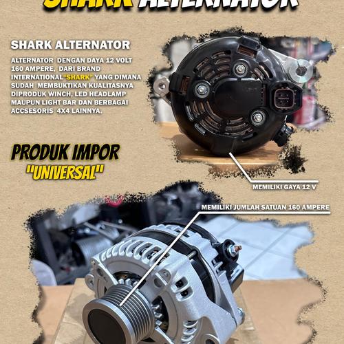 Jual Alternator Mobil Universal Dinamo Ampere 160 A - Kota Surabaya ...