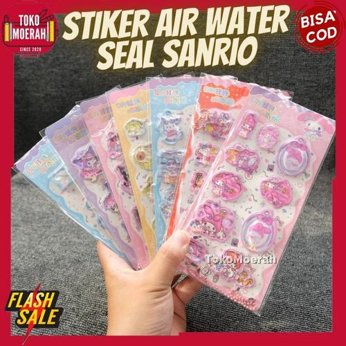 Jual STIKER SANRIO 3D AIR WATER SEAL STICKER LABEL SANRIO AIR MANIK ...