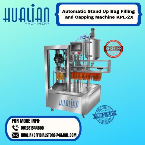 Jual Automatic Stand Up Bag Filling and Capping Machine KPL-2X - Kota ...