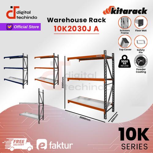 Promo Rak Gudang Besi 1 Ton per Layer Rack Gudang 3 Meter Jointer Rack ...