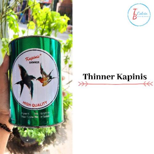 Jual Thinner Kapinis Botol Kaleng 0,6 Liter Minyak Thiner Tiner Cairan Campuran Pengencer Cat ...