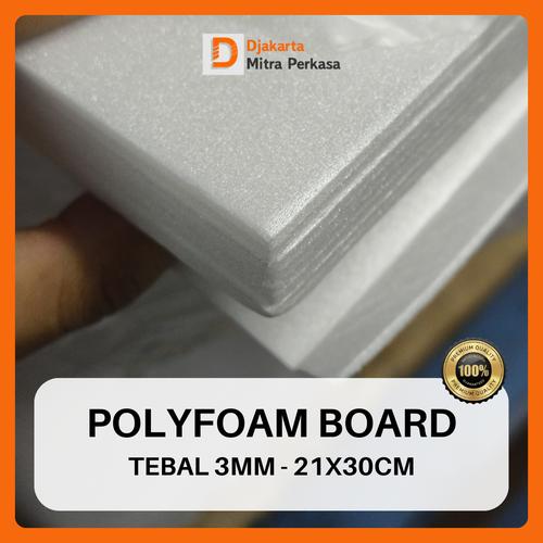 Jual Polyfoam tebal 3mm 21 x 30cm Depron polyfoam 3mm ukuran A4 ...