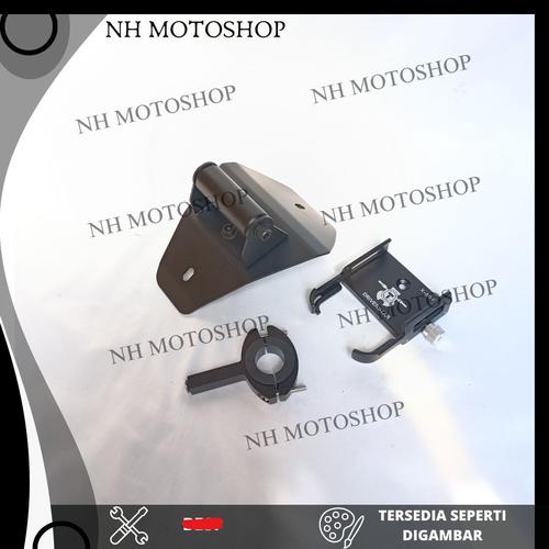 Jual PAKET HOLDER GPS HP NMAX NEO NMAX S NMAX TURBO PHONE HOLDER ...