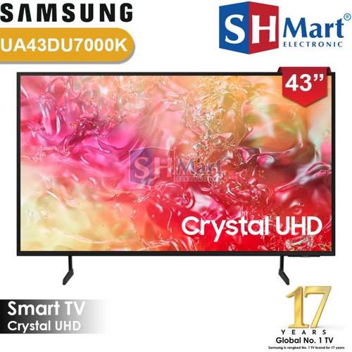 Jual Smart Tv Samsung 43 Inch 43DU7000 Crystal UHD 4K UA43DU7000K New ...