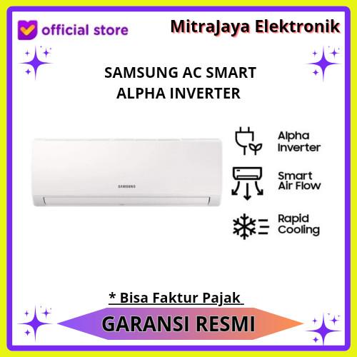 Promo SAMSUNG AC 1 PK AR09AYHLAWKNSE ALPHA INVERTER SMART AIR FLOW R32 - UNIT ONLY Cicil 0% 3x ...