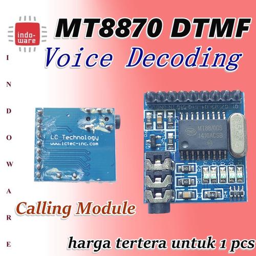 Jual MT8870 DTMF Voice Decoding Calling Module - Kota Semarang - indo ...
