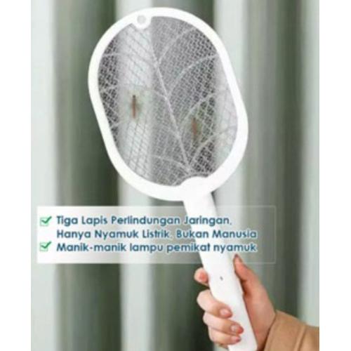 Jual PREMIUM Raket Nyamuk Listrik Standing Electric Mosquito Racket ...