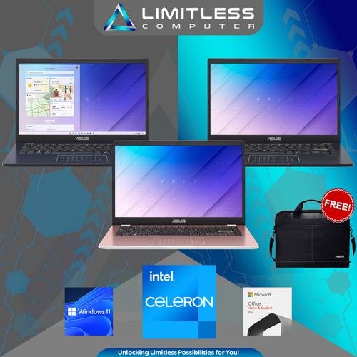Promo Asus VIVOBOOK 14 E410KA Intel Celeron N4500 8GB 512GB Win 11 OHS 2021 Laptop - Pink, 8GB ...