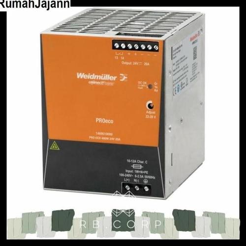 Jual Pro Eco Weidmuller Power Supply 120W 24V 5A Pn 1469480000 Komponen ...