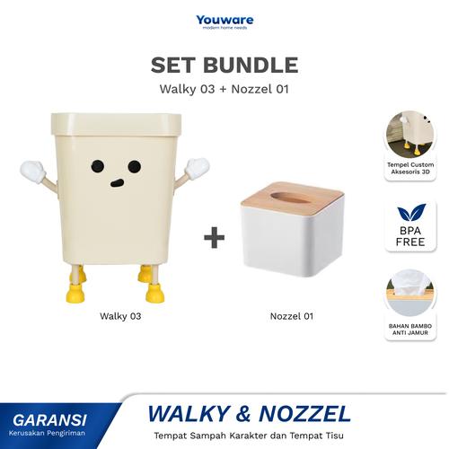 Jual Youware - Walky Nozzel [Serba 99] Varian Walky 03 dan Nozzel 01 Tempat Sampah Karakter ...