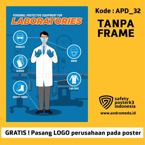 Jual Safety Poster : Alat Pelindung Diri Chemical Kimia Laboratorium ...