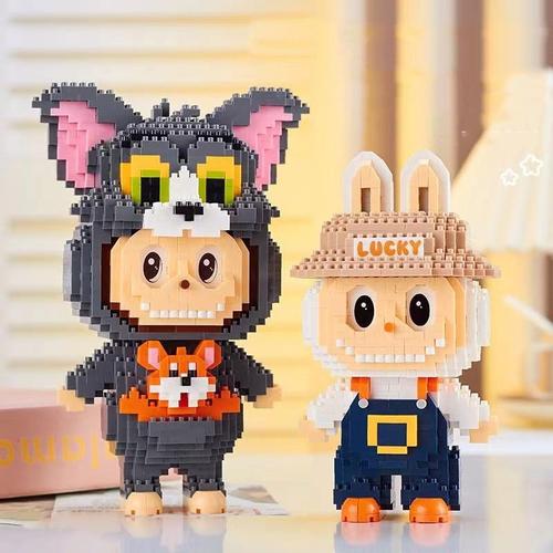 Jual Nano Block Susun Bricks Mainan Labubu Model Kartun Building Blok ...