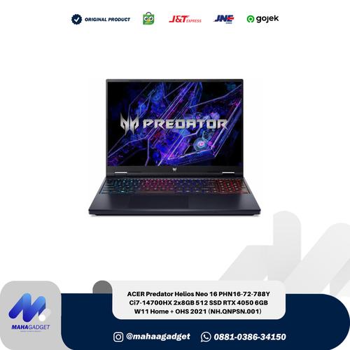 Jual ACER Predator Helios Neo 16 PHN16-72-788Y Ci7-14700HX 2x8GB 512 ...