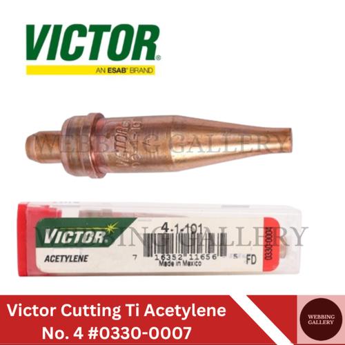 Jual Cutting Tip Torch Nozzle Victor Acetylene Type 101 No.4 Original ...